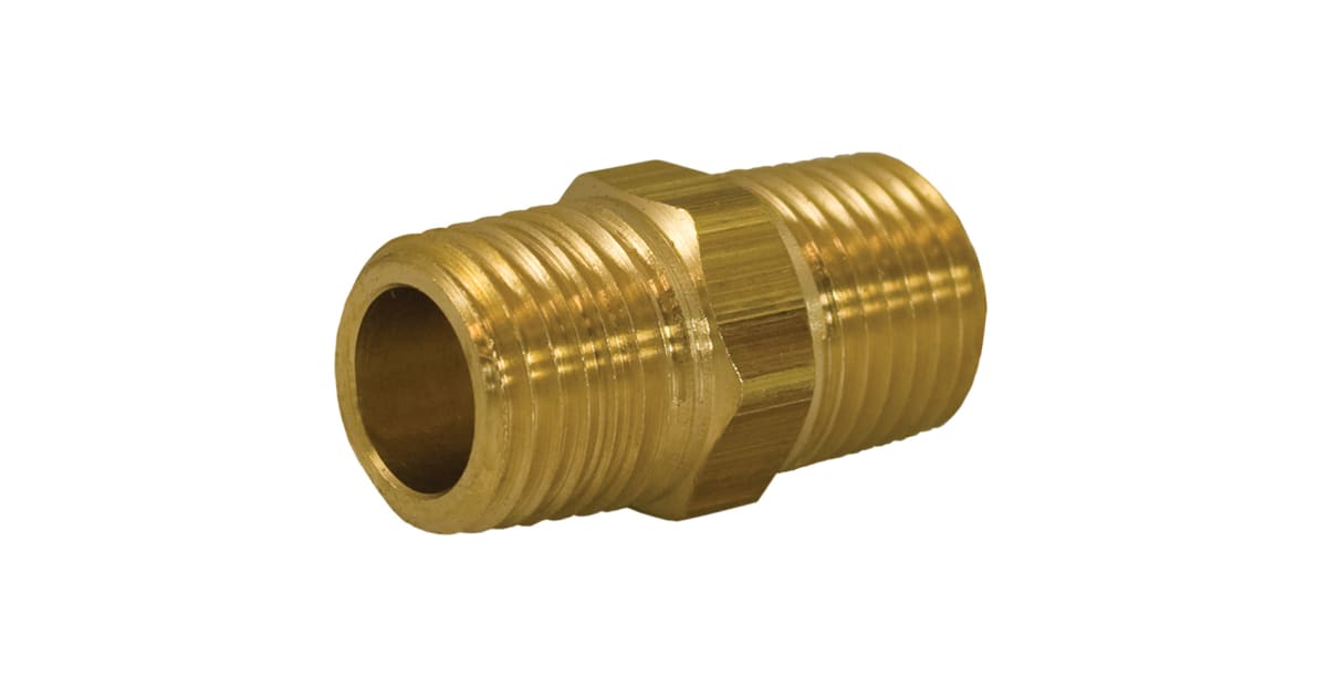 Jones Stephens P12328 *CVR* 3/4X1/2 RED HEX NIP YB123 128 | Ferguson Home