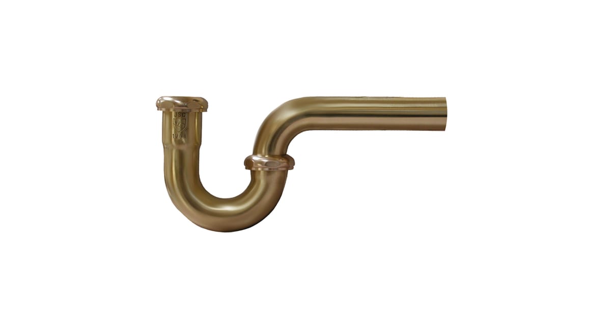 Jones Stephens P36150 1-1/2 OD Polished Brass P-TRAP | Ferguson Home