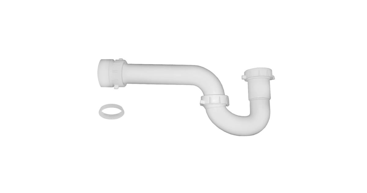 Jones Stephens P37100 1 1/2 PVC P TRAP W/ADAPTER AN | Ferguson Home