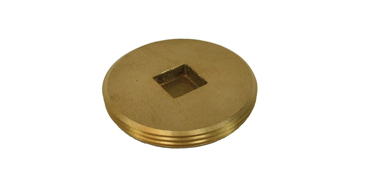 Jones Stephens P51350 3-1/2 Brass Screw Countersunk PLUG | Ferguson Home