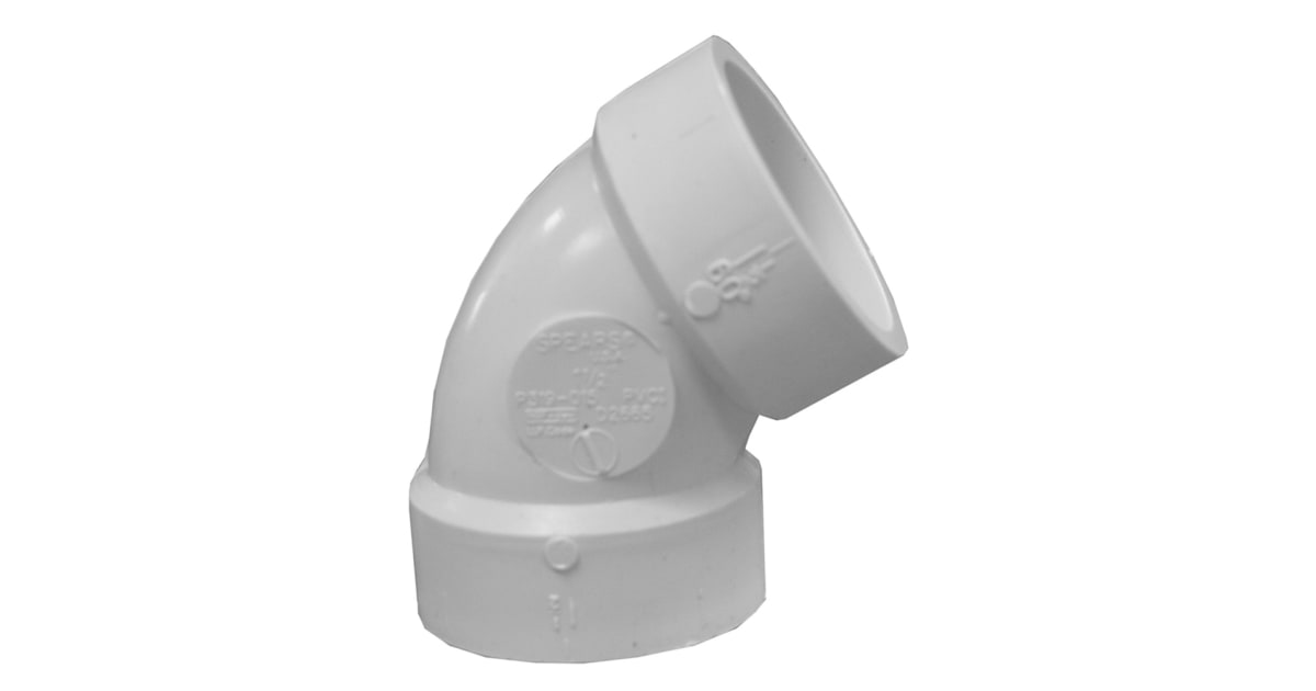 Jones Stephens PFL930 PVC 3 1/6 BEND SHORT | Ferguson Home