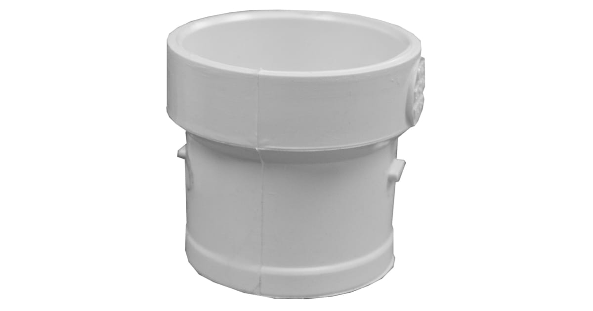 Jones Stephens PNH130 *CVR* PVC 3 NO-HUB ADAPTER-CAST IRO | Ferguson Home