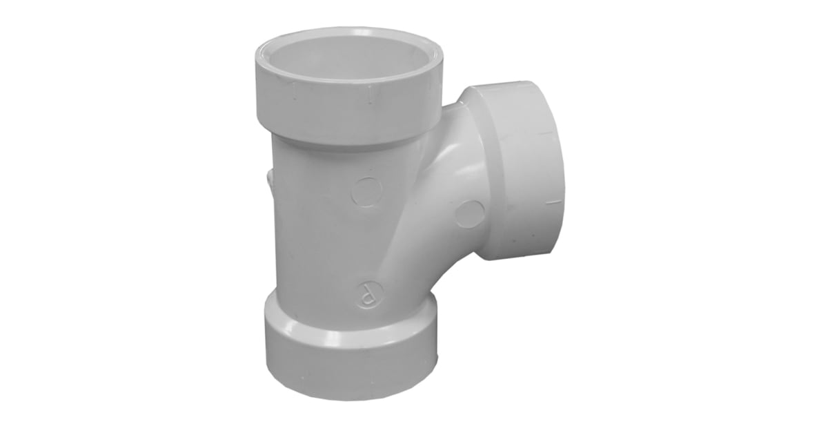 Jones Stephens PST122 *CVR* PVC 2X1-1/2X2 SANITARY TEE | Build.com