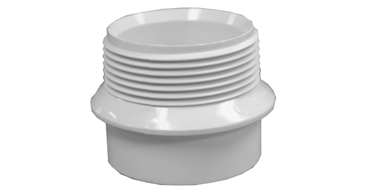 Jones Stephens PTA415 *CVR* PVC 1-1/2 TRAP ADPT MALE L/W& | Ferguson Home