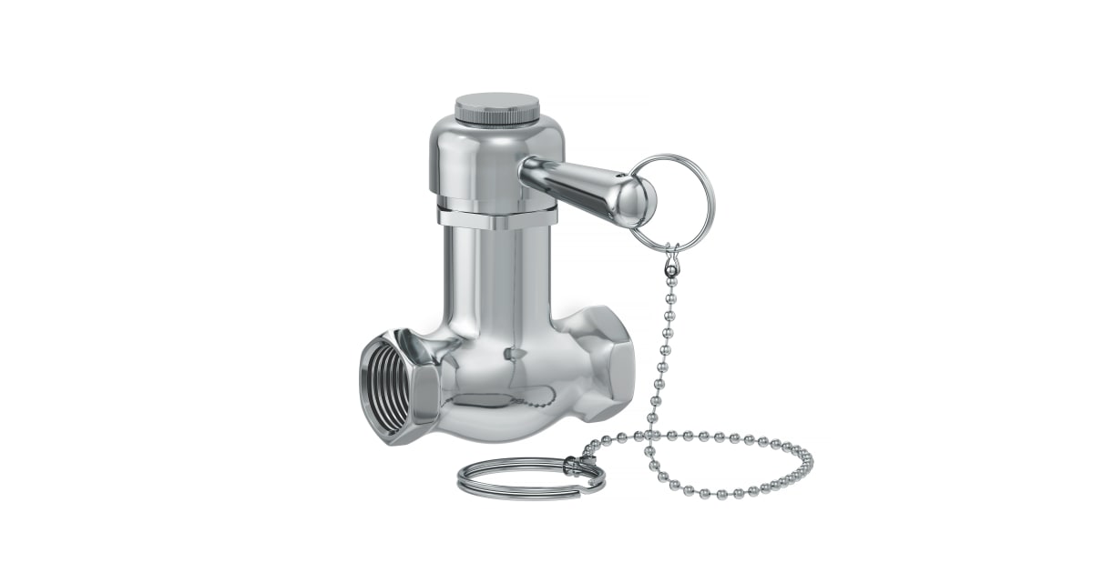 Jones Stephens S05100 Self-Closing Shower Valve with 7" Pull Chain ...