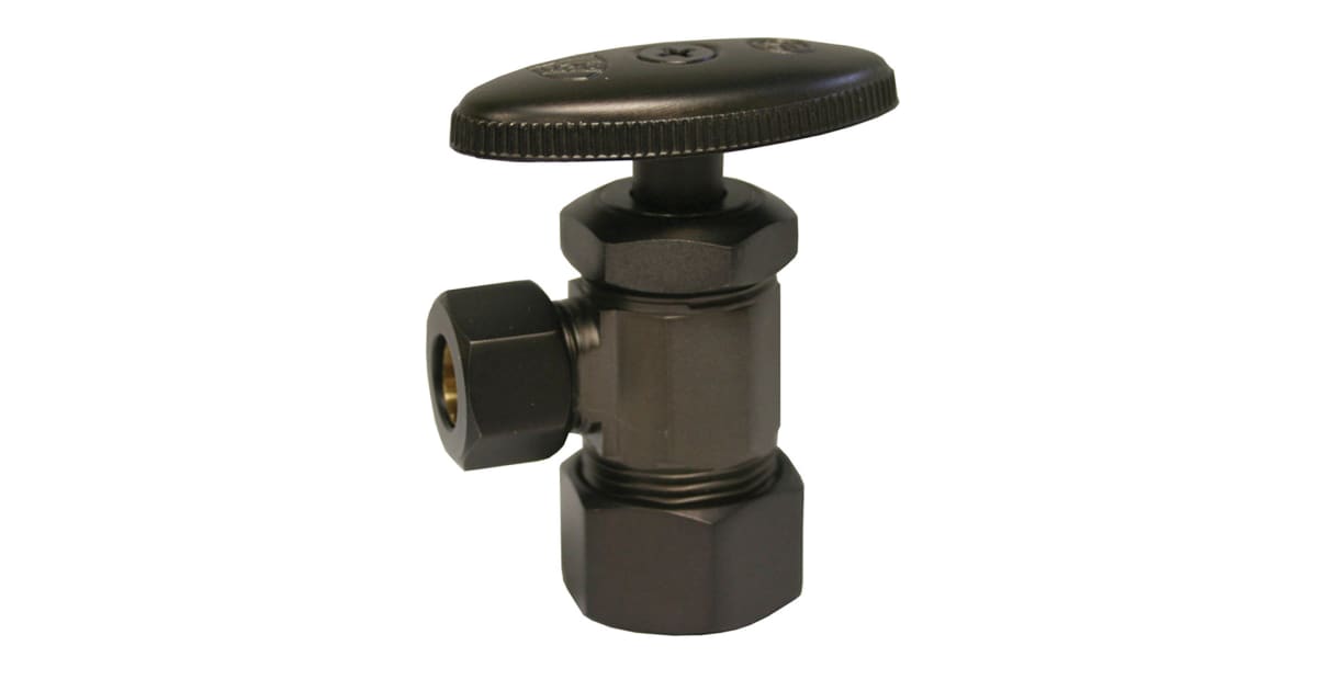 Jones Stephens S4211RB 5/8 COMP X 3/8 COMP ANG ST VLV ORBR | Ferguson Home