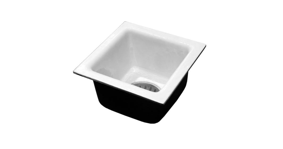 Jones Stephens S55113 3" No Hub Porcelain Coated Floor Sink - 6" Deep ...