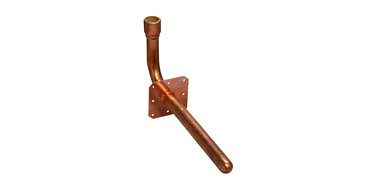 Jones Stephens S73005 1/2" CPVC Socket Stub Out Elbow with Square ...