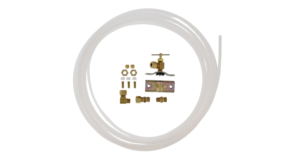 Jones Stephens S92025 1/4" x 25' Ice Maker Installation Kit with Poly ...