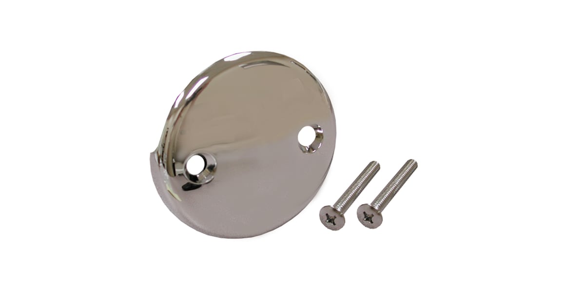 Jones Stephens T05013 2 Hole Waste & Overflow FACE Plate With Screw ...