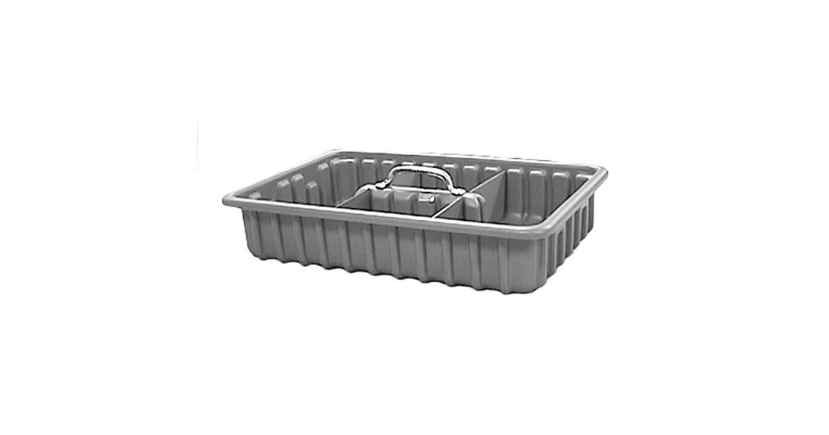 Jones Stephens T60123 9X15X3 DP TOTE TRAY W/ 4 DIVIDER | Ferguson Home