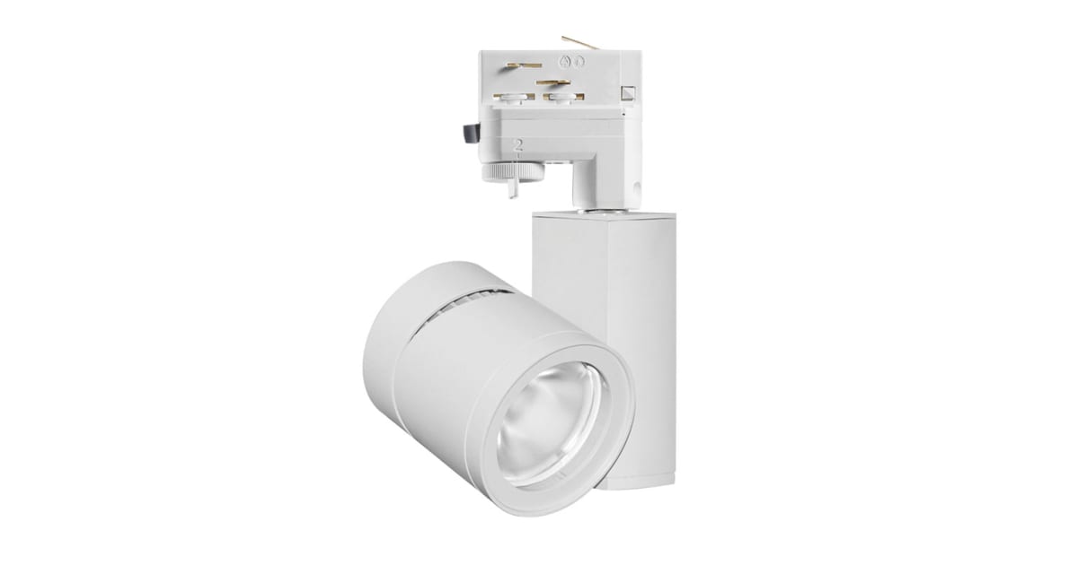 Juno Lighting T383L HTEK 35K 80CRI OFF FL WH Trac-Master 24W Vertical ...