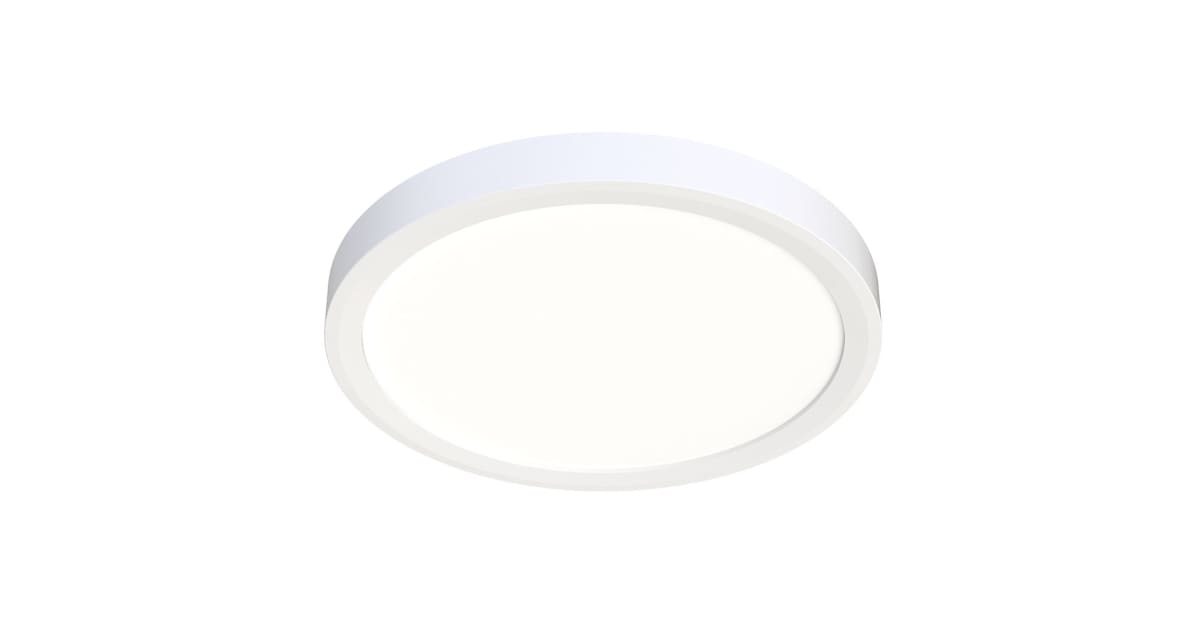 Juno Lighting JSF 7IN 10LM SWW5 90CRI 120 FRPC WH M12 SlimForm 8" Wide ...