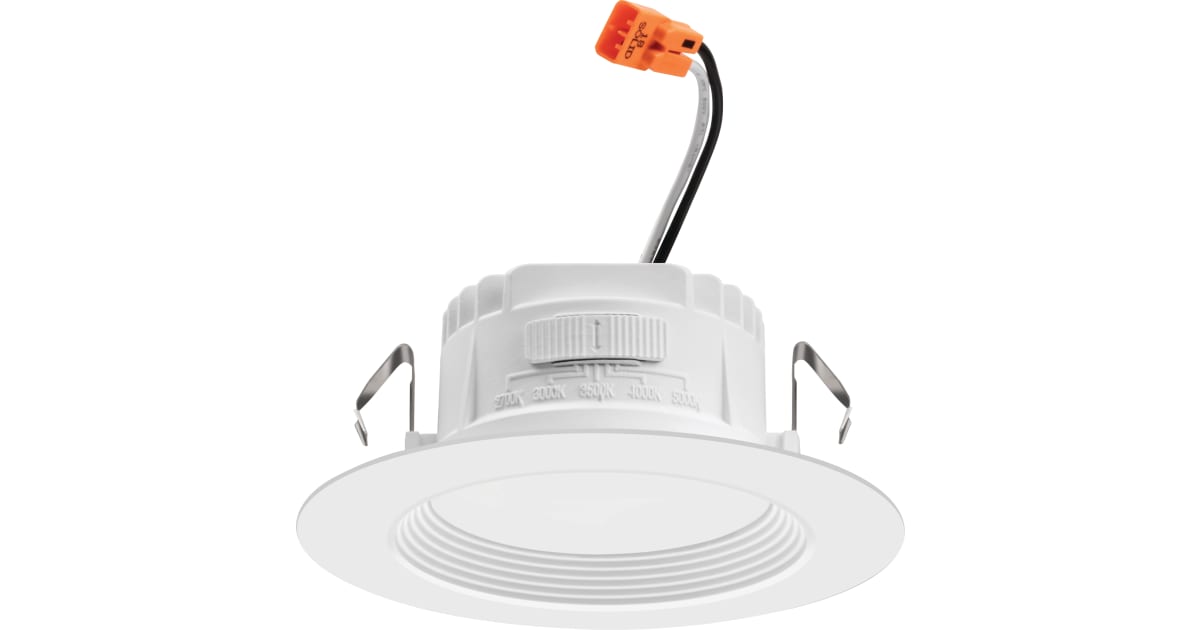 Juno Lighting RB4 SWW5 MW M6 RetroBasics 4" Integrated LED Switchable ...