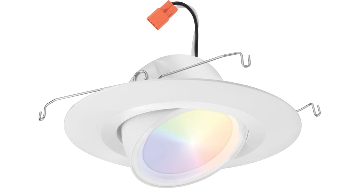 Juno Lighting RB56AC RGBW MW L/SKTWHIP M6 RetroBasics 5"/6" RGB LED ...