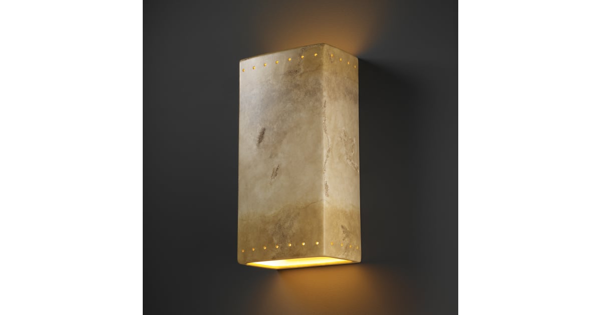 Justice Design Group CER-1185-TRAG Ambiance 11" Wall Sconce | Ferguson Home