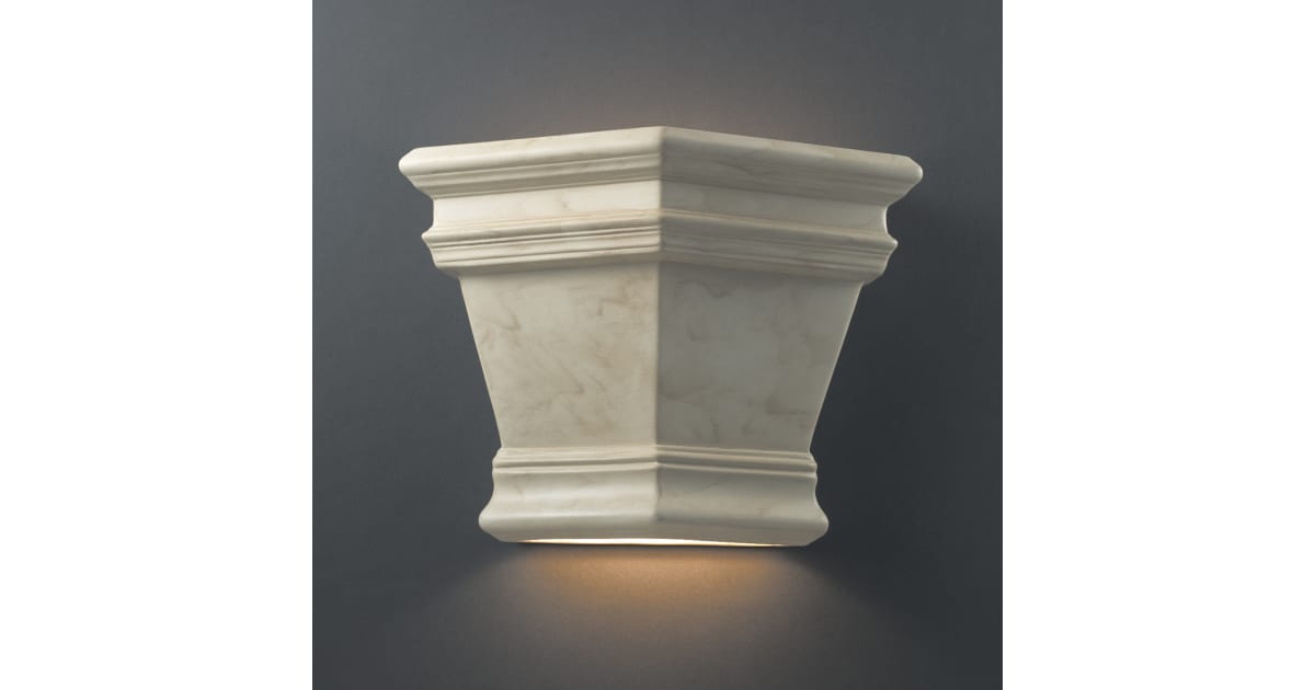 Justice Design Group CER-1411-PATA-LED2-2000 Ambiance 14" Wall Sconce ...