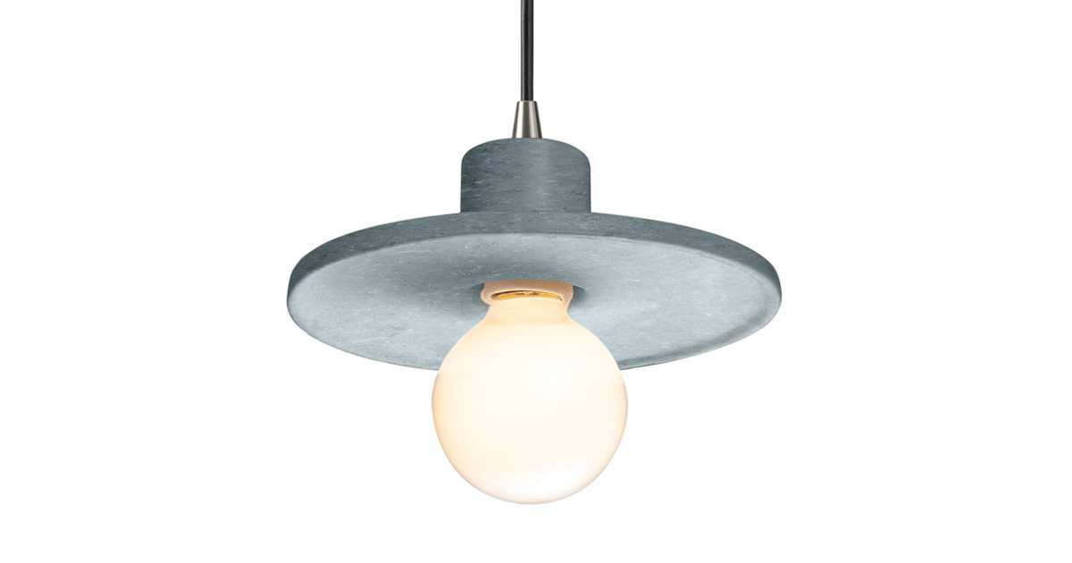 Justice Design Group CER-6325-CONC-NCKL-BKCD Radiance 7" Wide Mini ...