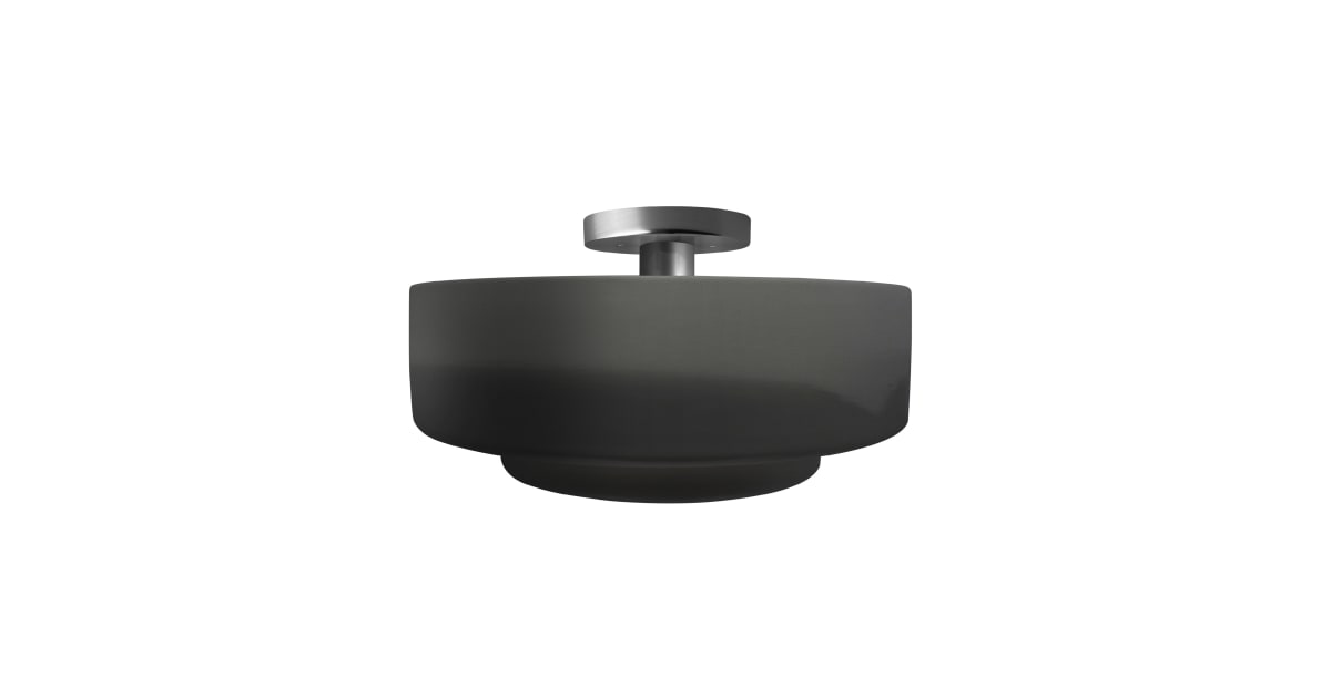 Justice Design Group CER-6363-GRY-NCKL-LED1-700 Radiance 15" Wide LED ...