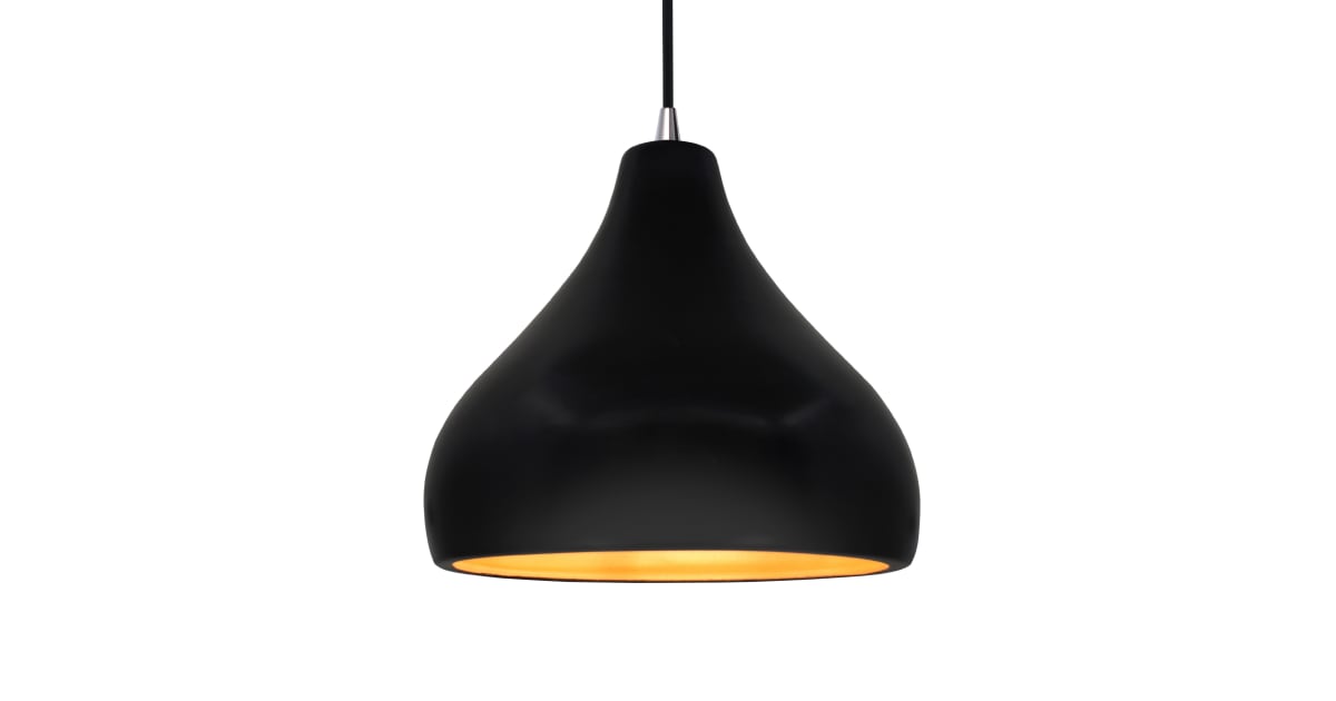 Justice Design Group CER-6565-CBGD-NCKL-BKCD Radiance 14" Wide Pendant ...