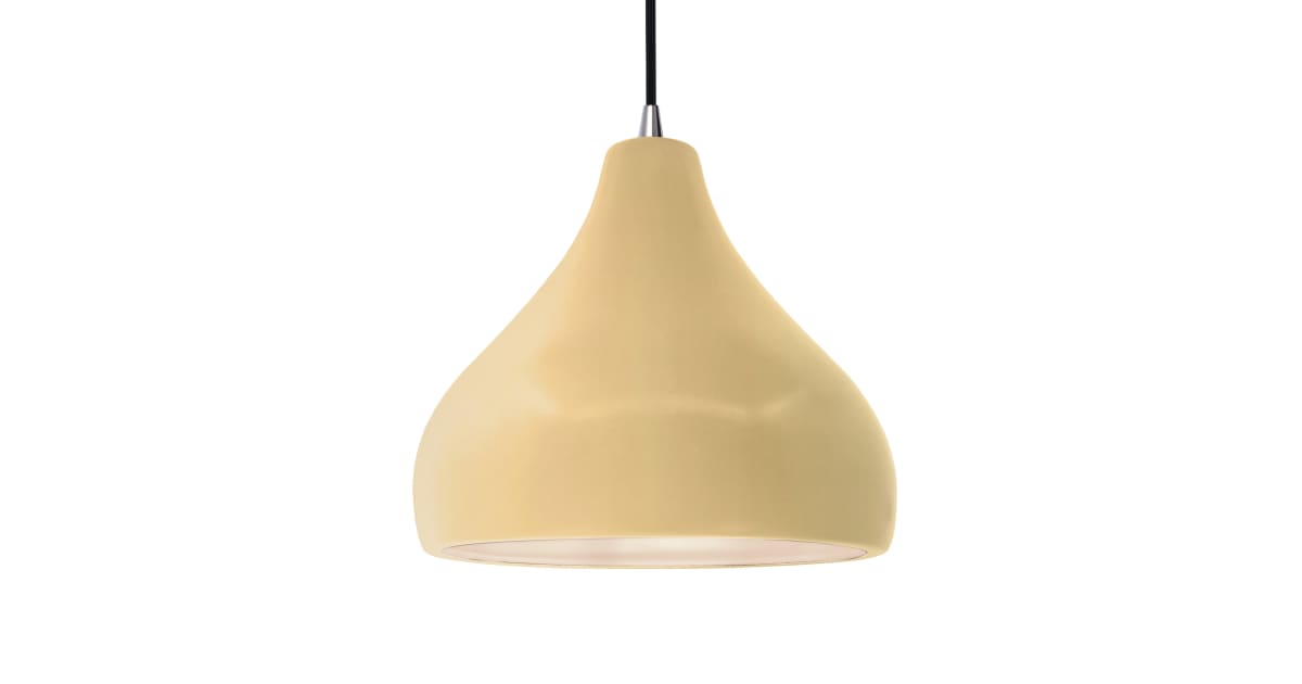 Justice Design Group CER-6565-MYLW-NCKL-BKCD Radiance 14" Wide Pendant ...