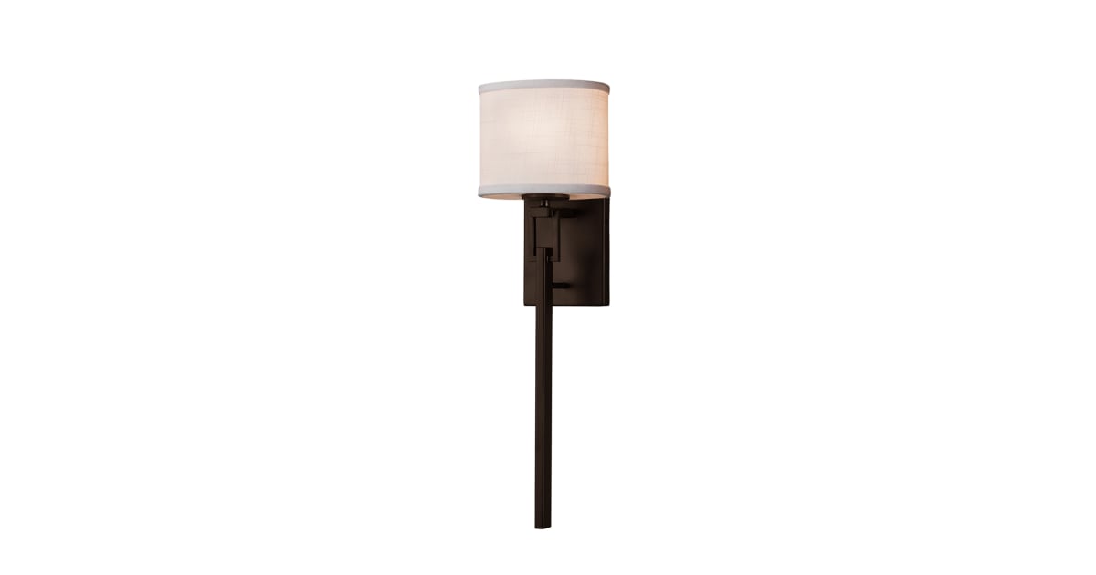 Justice Design Group FAB-4401-CREM-DBRZ Alpine 23" Tall Wall Sconce ...