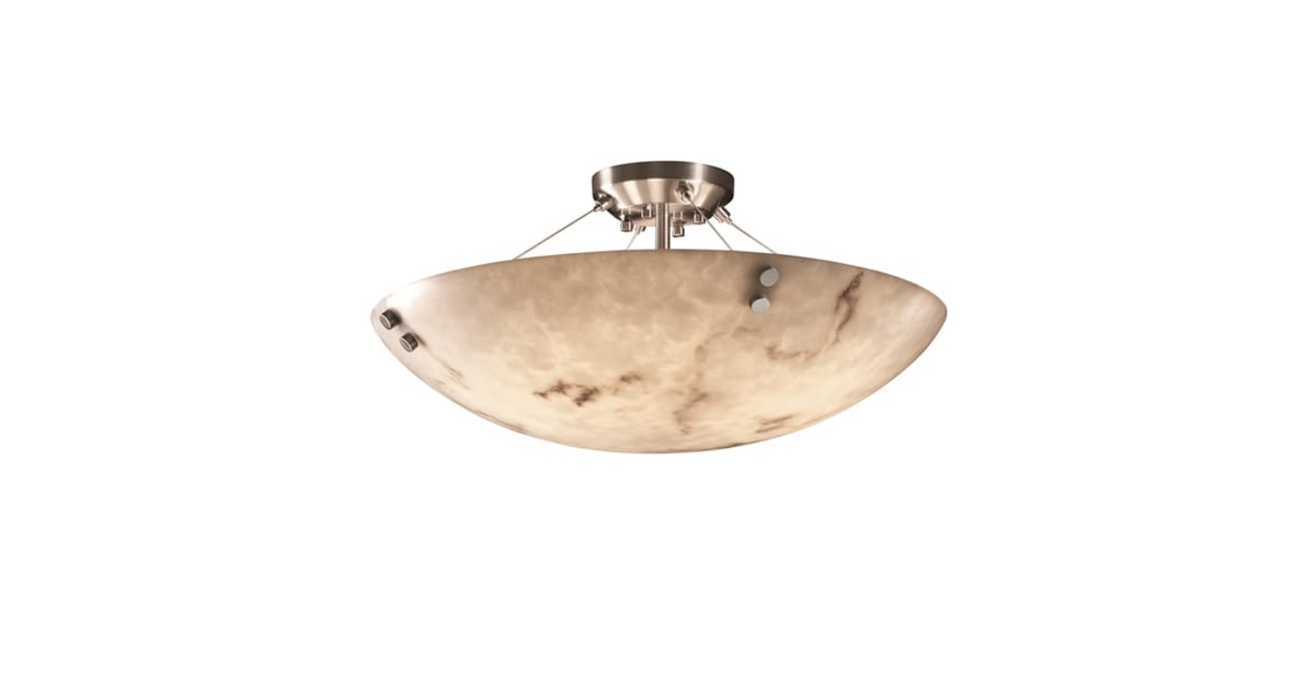 Justice Design Group FAL-9652-35-NCKL-F1 LumenAria 6 Light 27" Wide ...