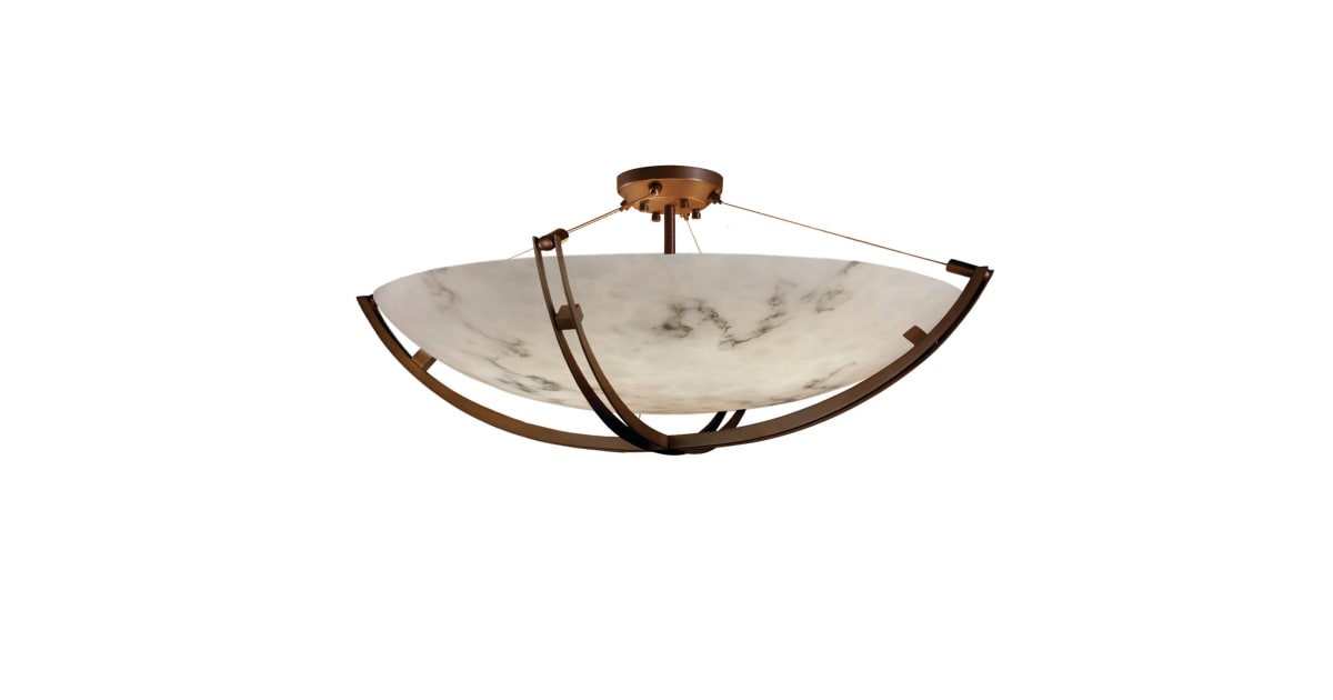 Justice Design Group FAL-9717-35-DBRZ-LED6-6000 LumenAria 55" Wide LED ...