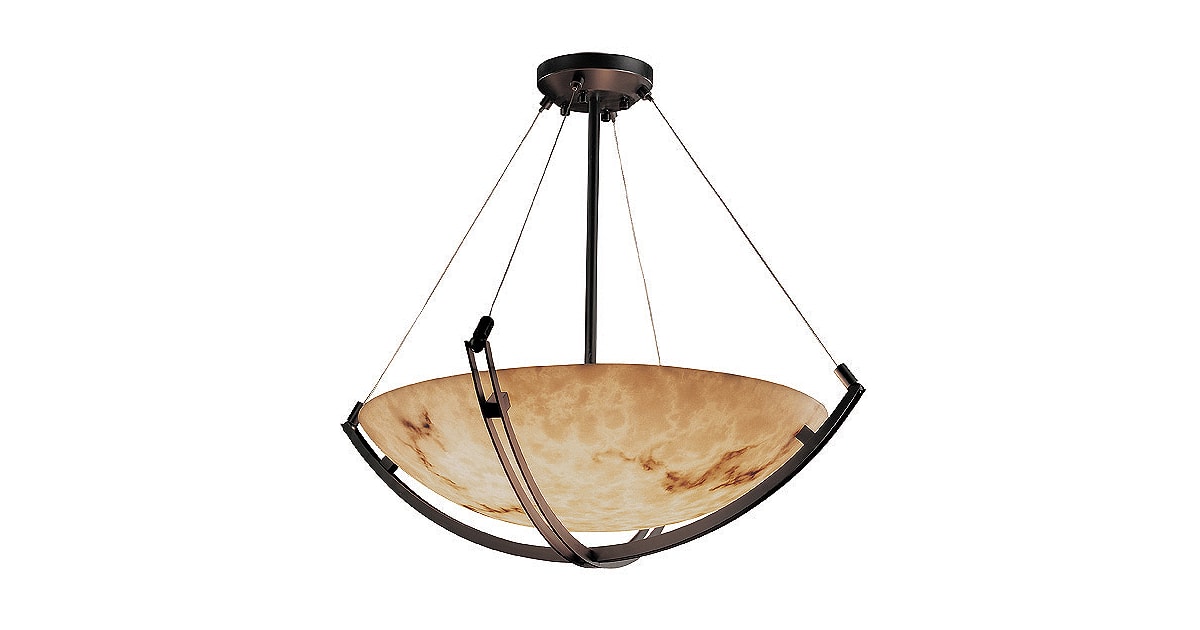 Justice Design Group FAL-9722-35-DBRZ-LED5-5000 LumenAria 24" Round ...