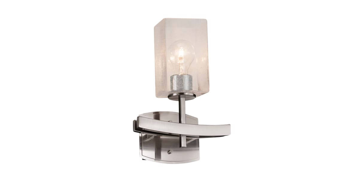 Justice Design Group FSN-8591-15-SEED-NCKL-LED1-700 Archway Single ...