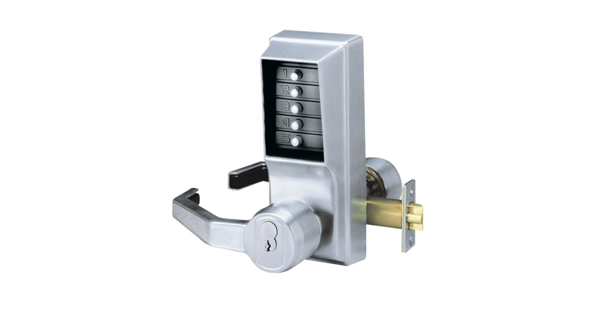 Kaba Ilco LLP101026D Left Handed Mechanical Combination Exit Trim Lock ...