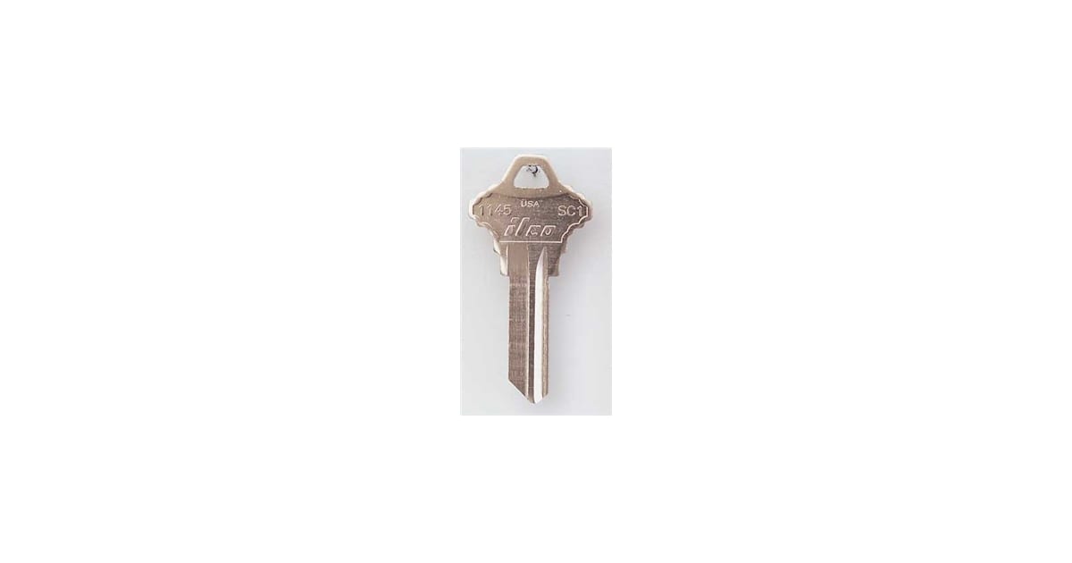 Kaba Ilco 1145 Key Blank for Schlage 5 Pin C Keyway Locks | Ferguson Home