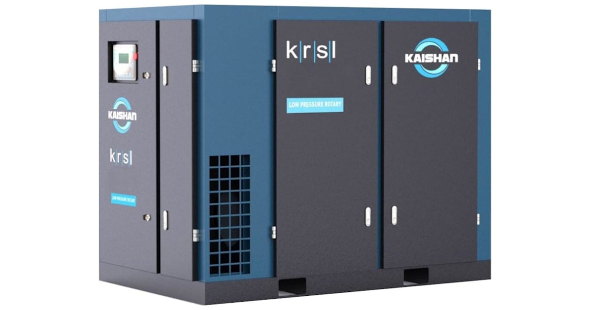 Kaishan KRSL-200A9F4S8U 200 HP 45 Max PSI Stationary Electric (460 Volt ...