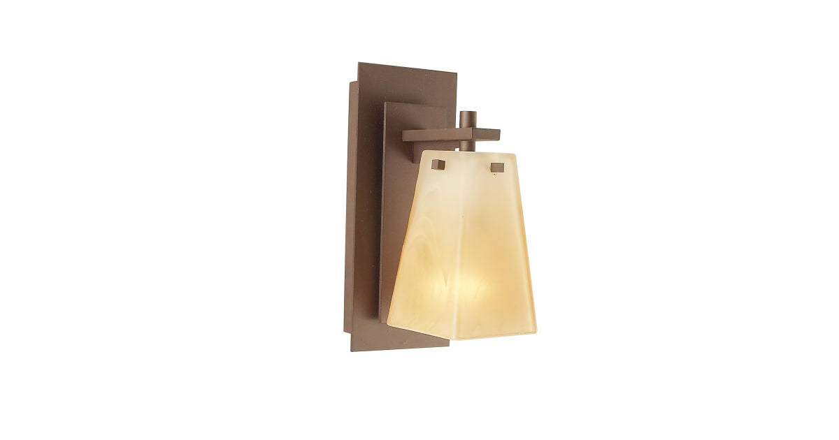 Kalco 4451BZ-CHA 1 Light 4.5" Wide Bath from the Pasadena Collection ...