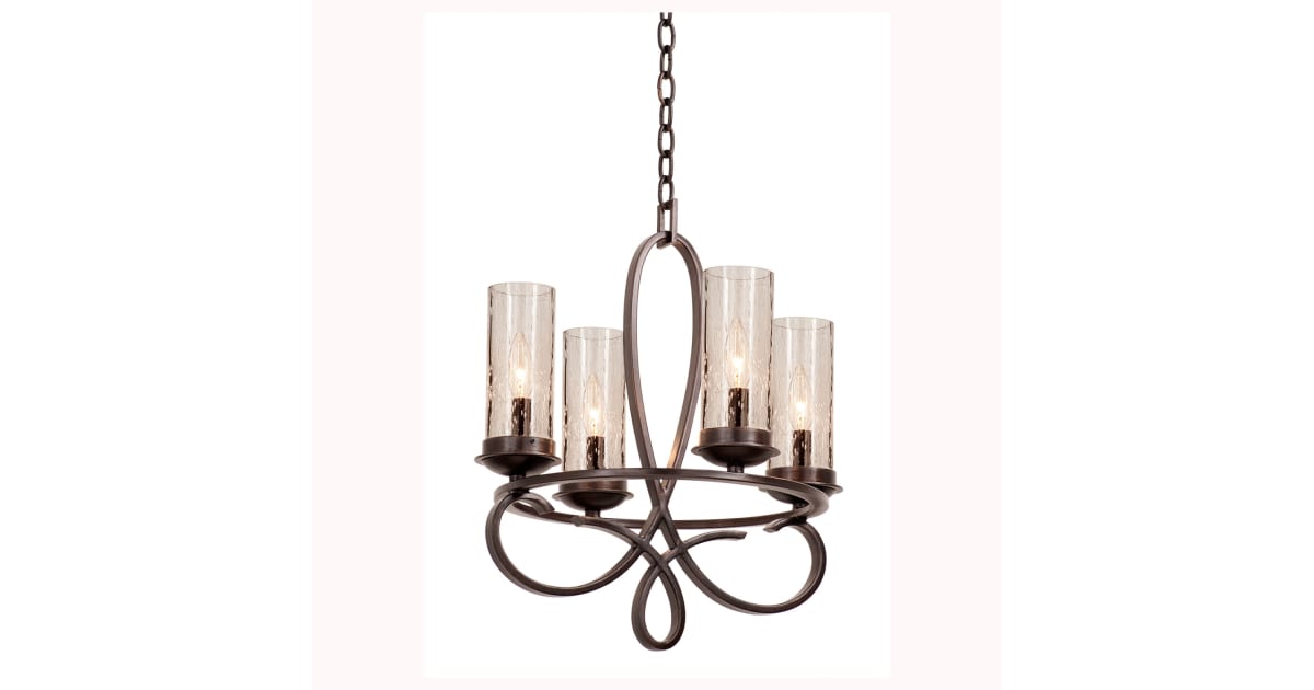 Kalco 2671HB/1100 Grayson 4 Light 1 Tier Chandelier | Build.com