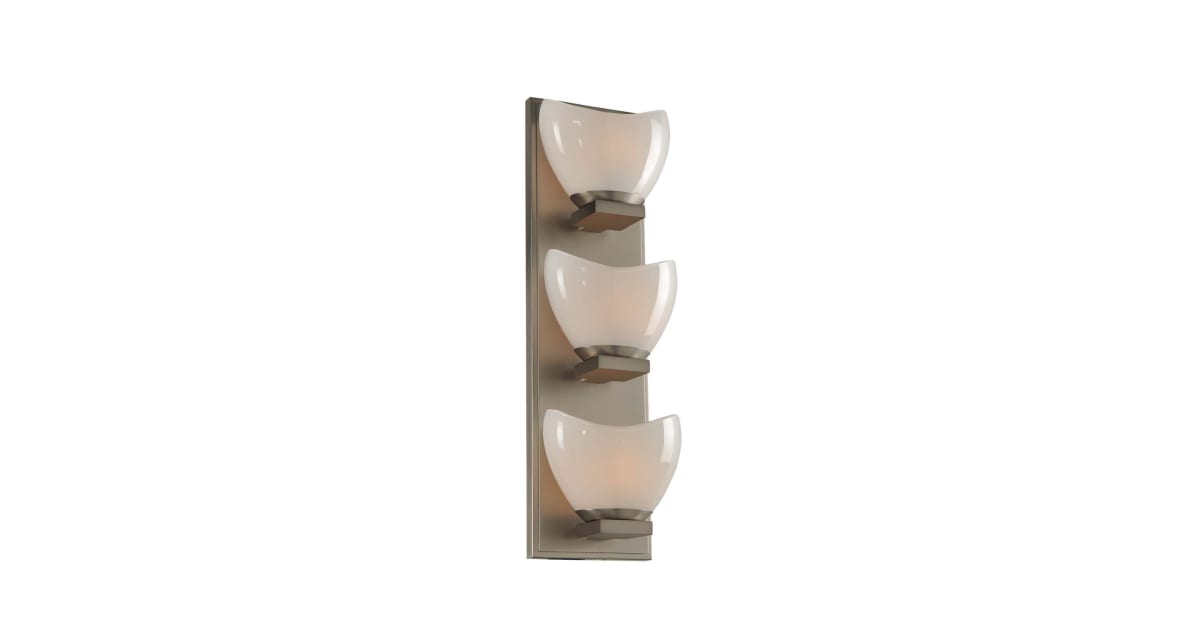 Kalco 313003SN Vero 3 Light 13" Tall ADA Bathroom Sconce | Ferguson Home