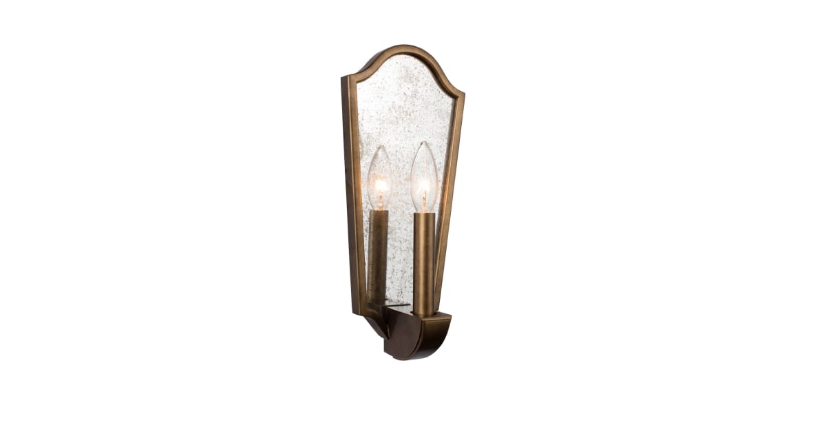 Kalco 510420PAB Aberdeen 14" Tall Wall Sconce | Build.com