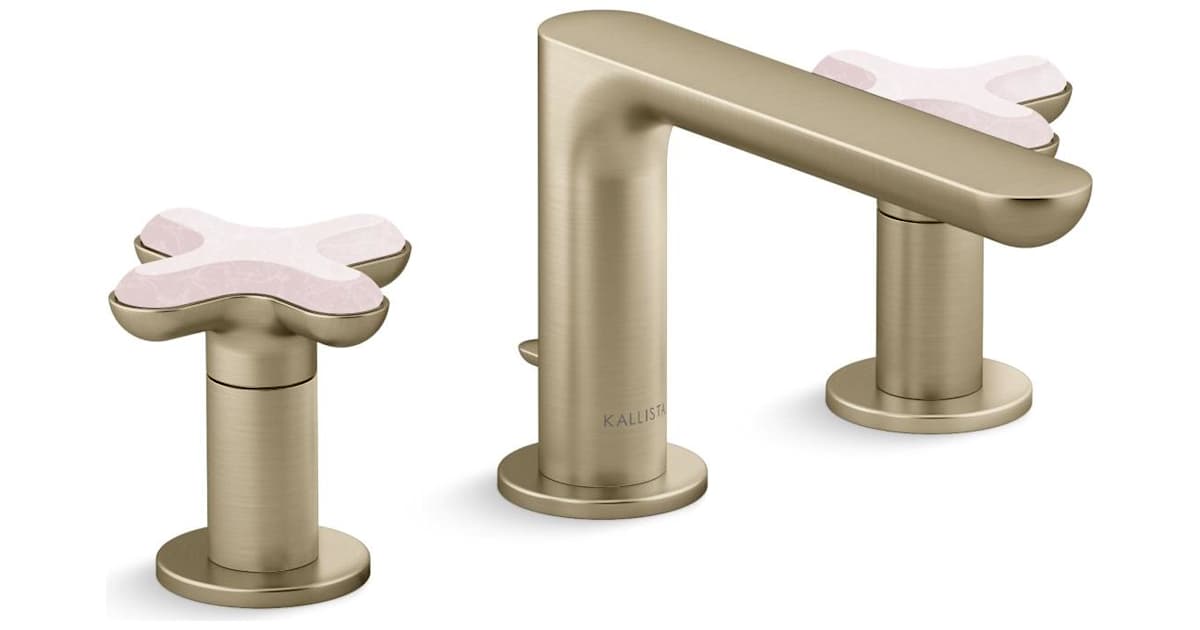 Kallista P32704-RST-BAF 002 Collection 1.2 GPM Widespread Bathroom ...