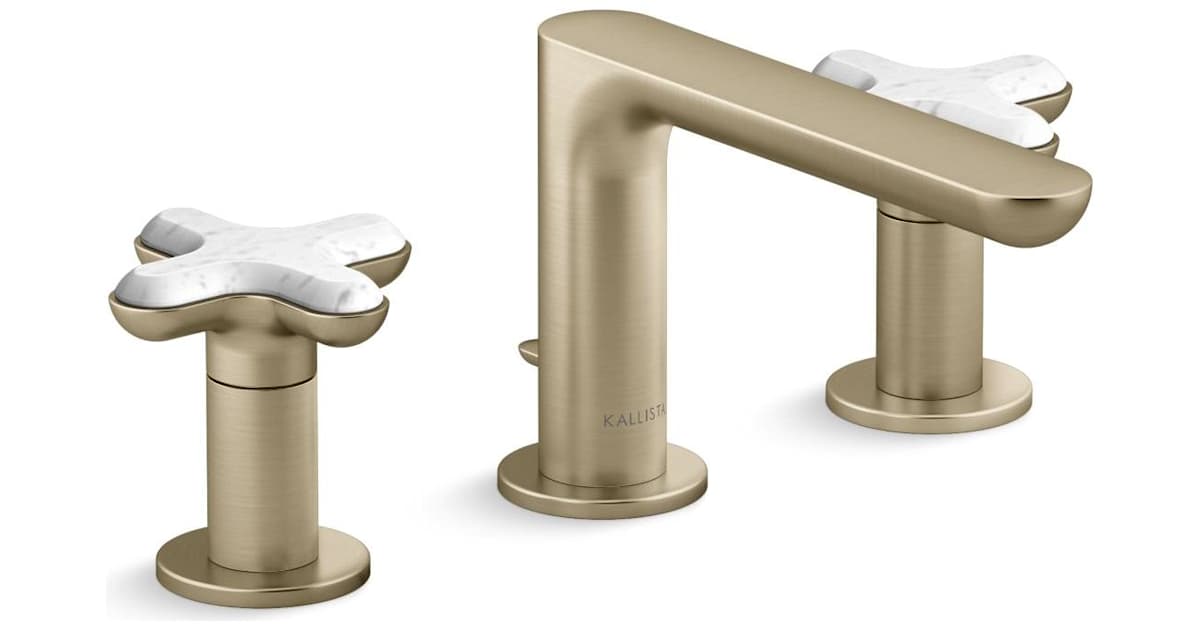 Kallista P32704-WC-BAF 002 1.2 GPM Widespread Bathroom Faucet with Pop ...