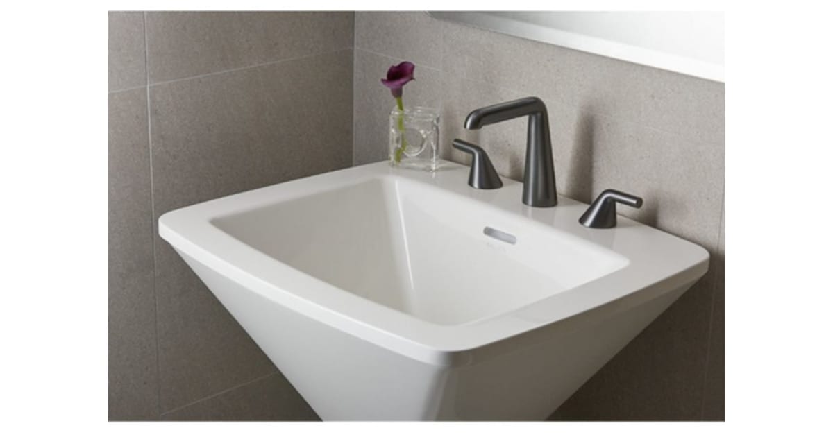 Kallista P76349-WO-0 Papion Rectangular Stone Composite Pedestal ...