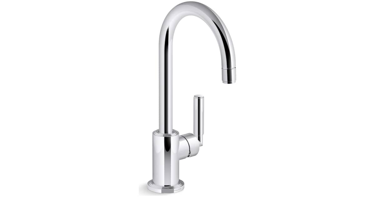 Kallista P80270-00-CP Vir Stil Minimal 1.5 GPM Single Hole Bar Faucet ...