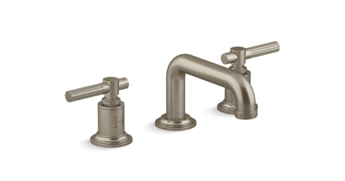 Kallista P21210-LV-BV Central Park West 8'' Widespread Bathroom Faucet ...