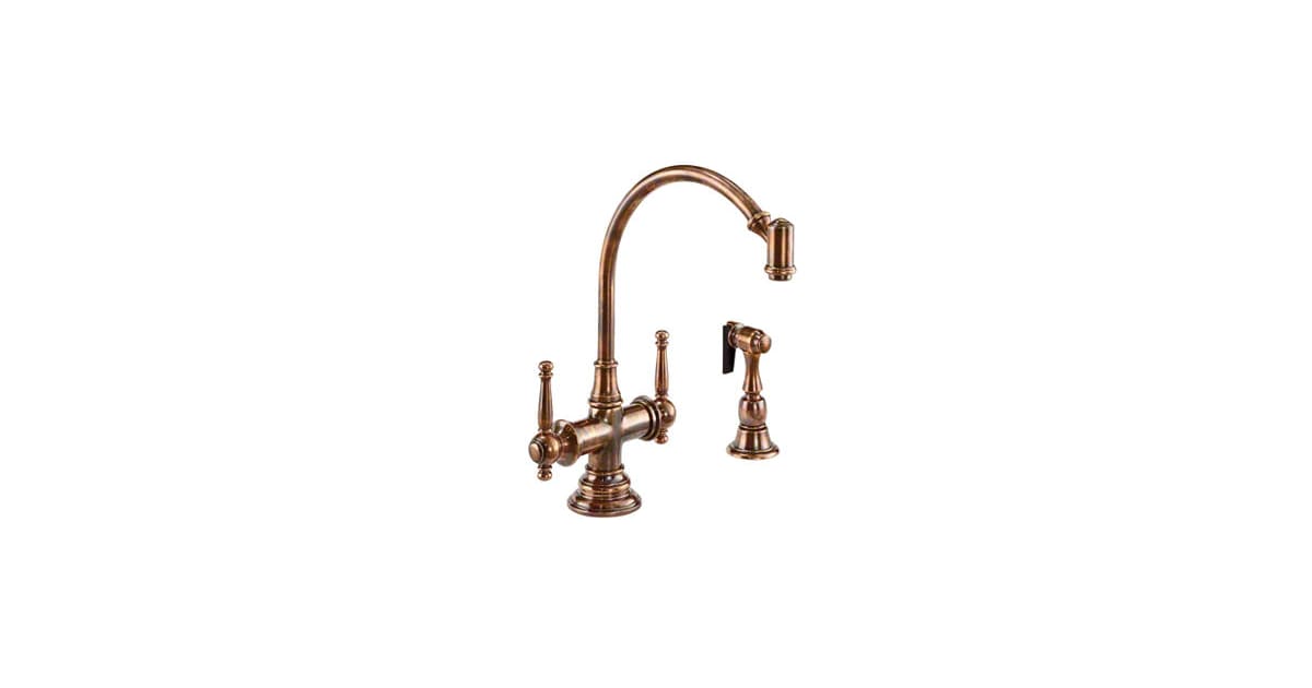 Kallista P21563-00 High Arc Kitchen Faucet with Side Spray From the ...