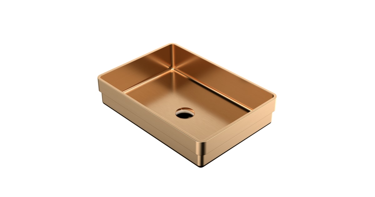 Karran USA CCT200BC Cinox 20" Rectangular Stainless Steel Drop In ...