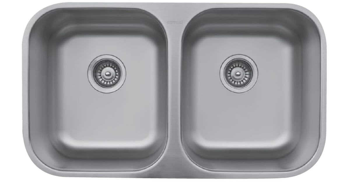 Karran USA U-5050 U Series 31-1/2" Undermount Double Basin Stainless ...