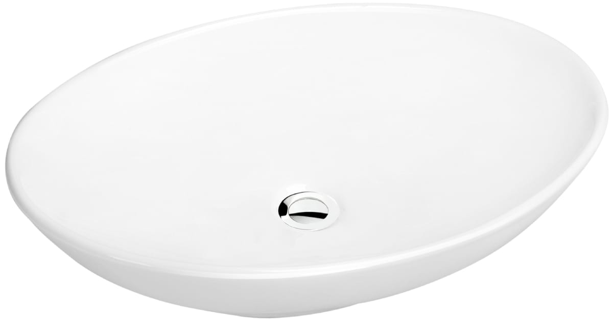 Karran USA VC-303-WH Valera 27" Oval Vitreous China Vessel Bathroom ...