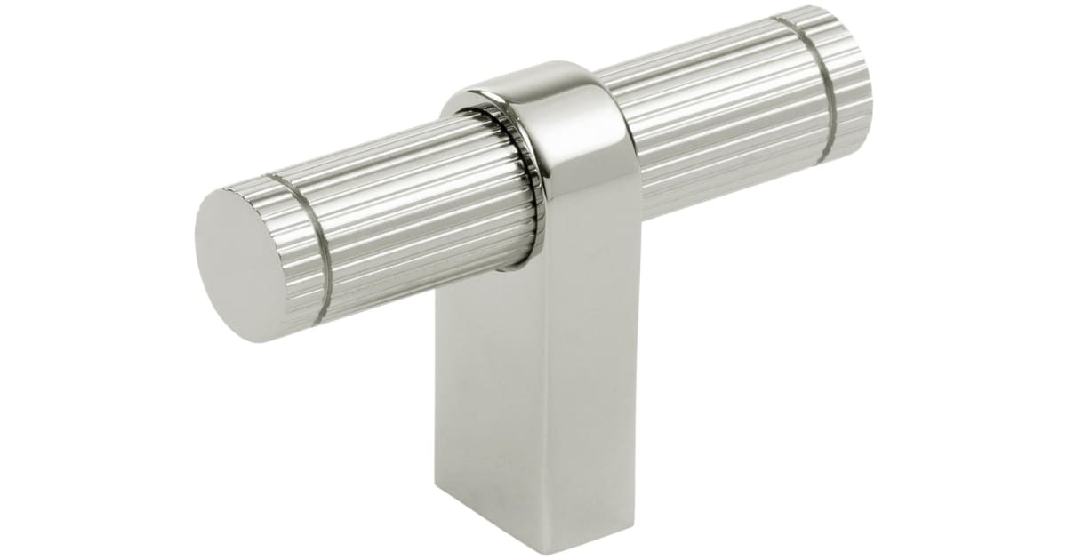 Keeler KBF04-E-MT-E Marianna 2-1/4" Reeded T Bar Solid Brass Custom ...