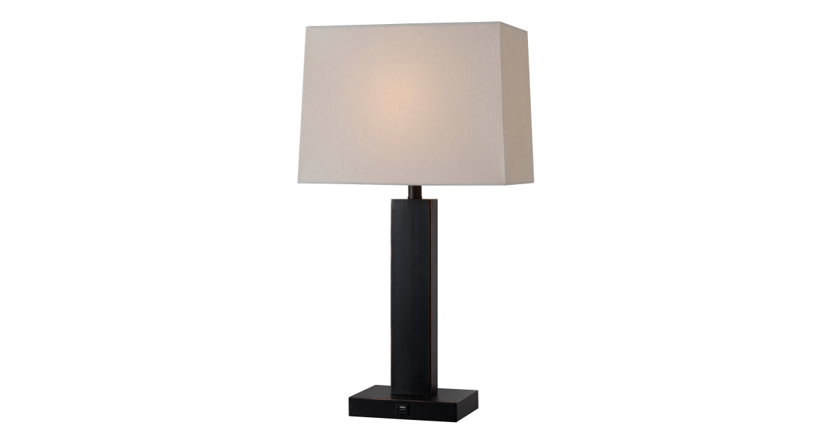 Kenroy Home 32758ORB Innkeeper 1 Light Table | Build.com