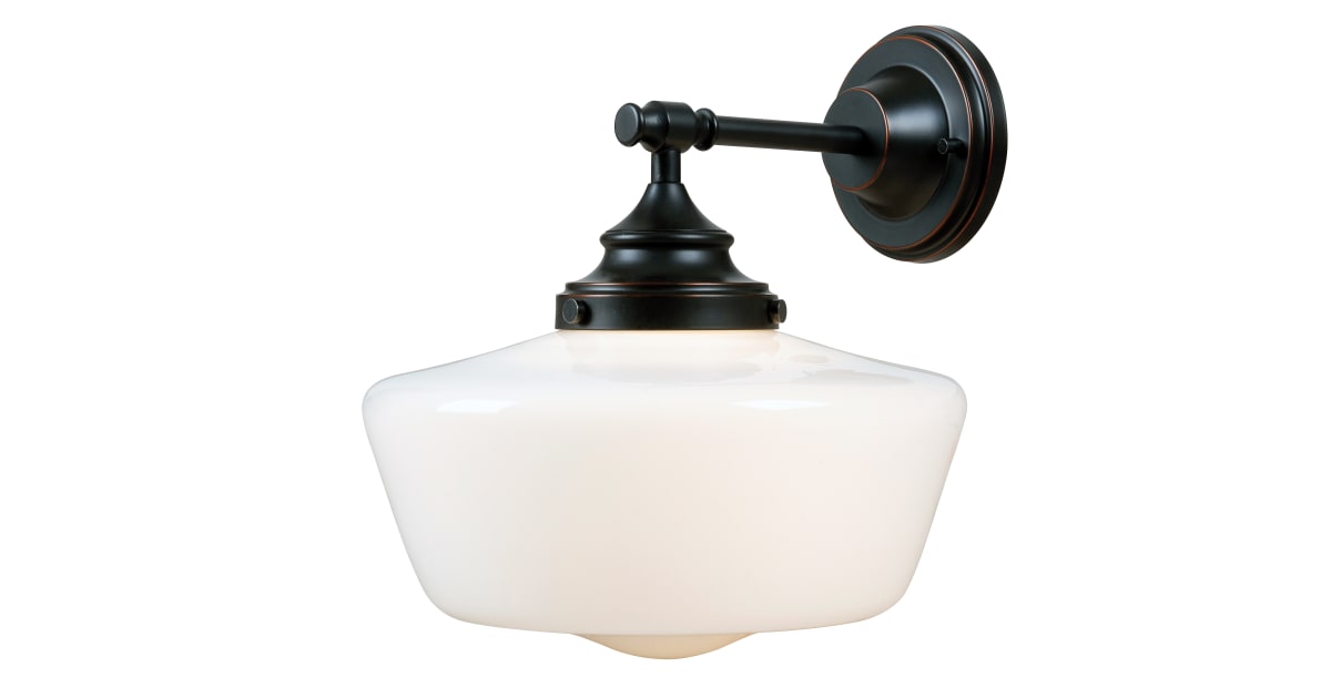 Kenroy Home 93659ORB Cambridge Single Light 13" High Wall Sconce ...