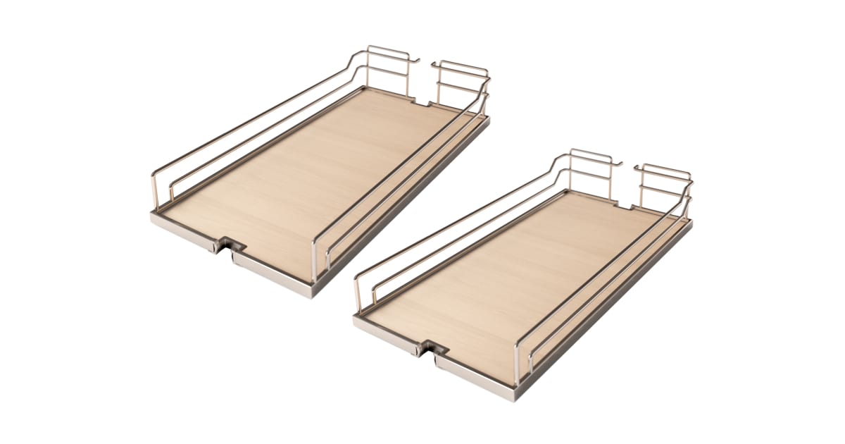 Kessebohmer 2500040103 Arena 11 Inch Wide Dispensa Trays for Cabinet ...